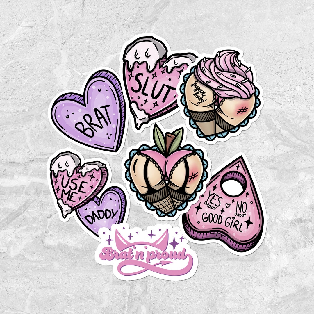 Kinky at Heart Brat Stickers Flake Sticker Pack Sticker Bomb Sticker ...