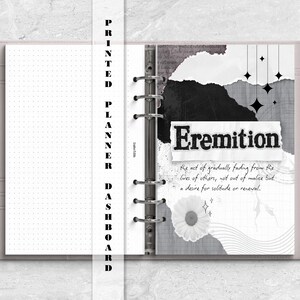 Eremition Printed Dashboard for Your Ring or Disc Planner - Planner ...