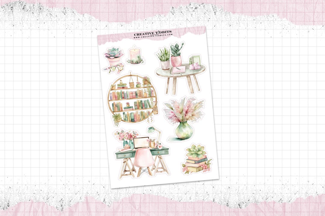 Aesthetic Coquette Journal and Planner Stickers Printed on Your Choice ...