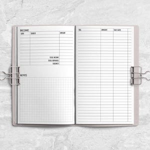 All Inclusive Dated Daily Printed Insert for Travelers Notebook Covers ...