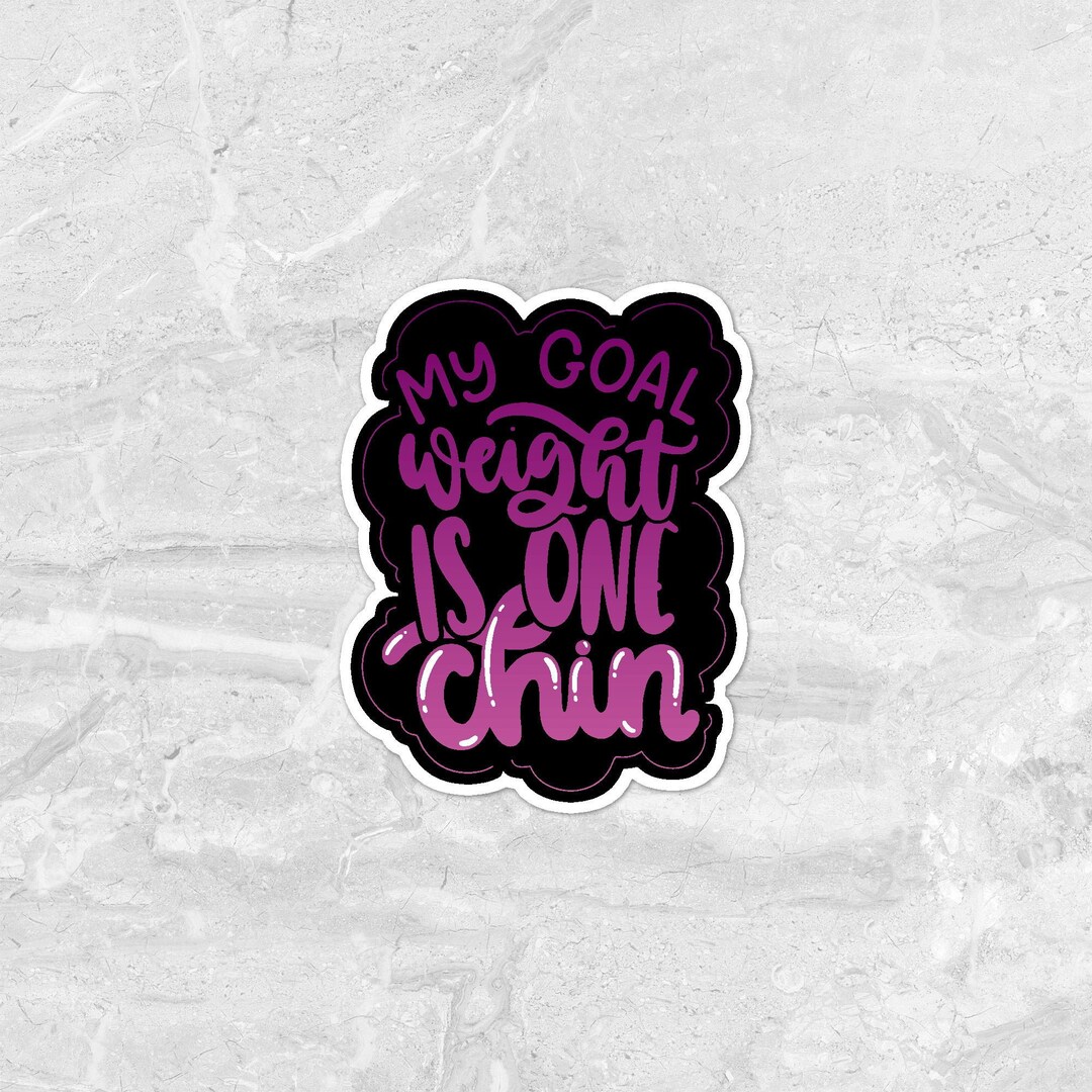 Planner Sticker Vinyl Die Cut Sticker Weight Loss Sticker Funny Quote ...