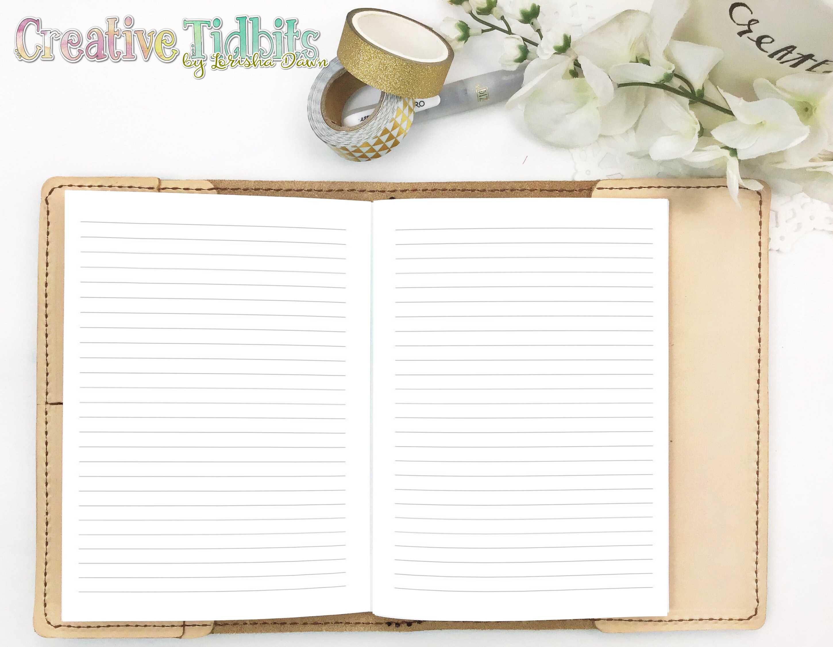 Undated Monthly Calendar With Notes Printed Travelers | Etsy