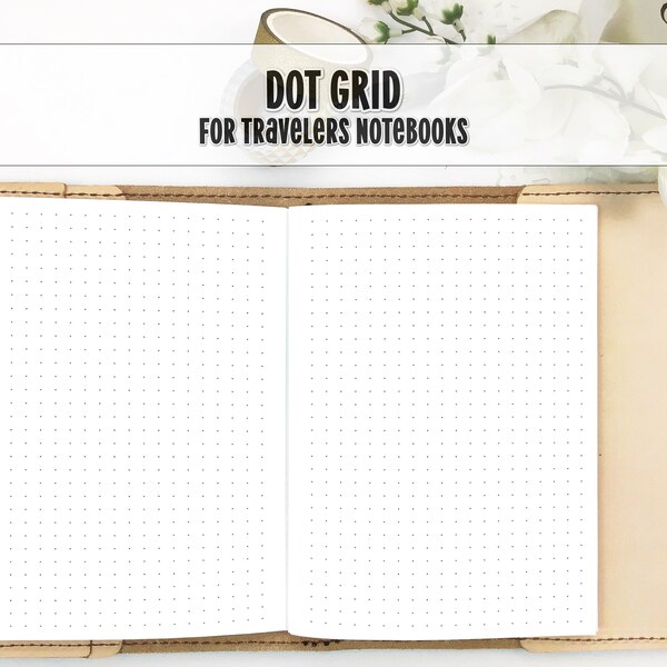 Dot Grid Notebook - Etsy