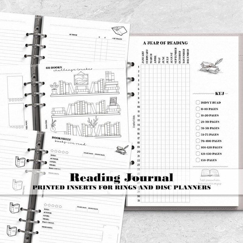 Book Review Pocket Insert - Etsy