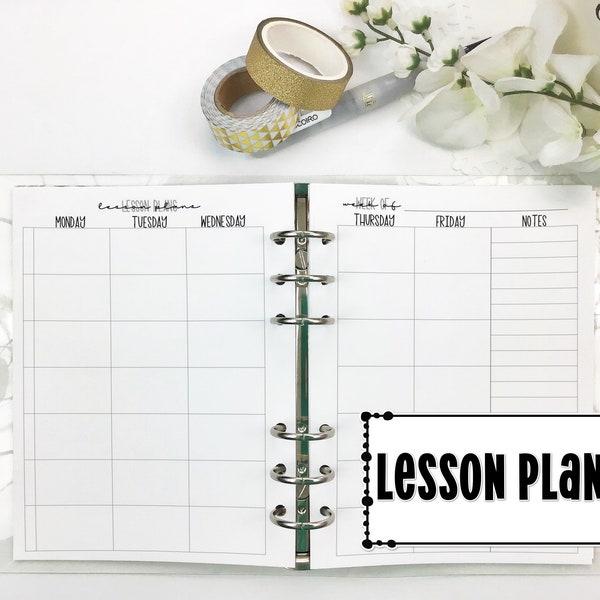 Teacher Planner - Etsy
