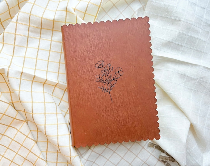 Custom Interleaved ESV Journaling Bible With Faux Leather Cover - Etsy