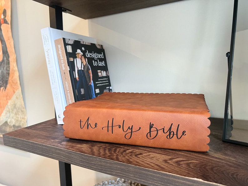 Custom Large Print ESV Journaling Bible Single Column With - Etsy