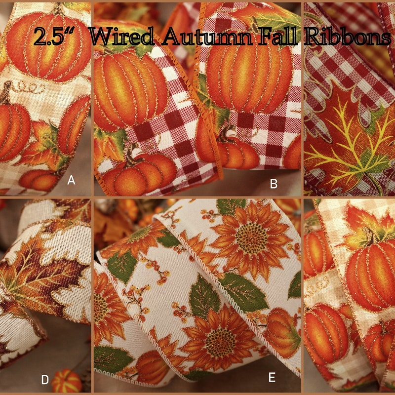 Fall Ribbon - Etsy