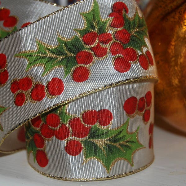 Holly Ribbon - Etsy