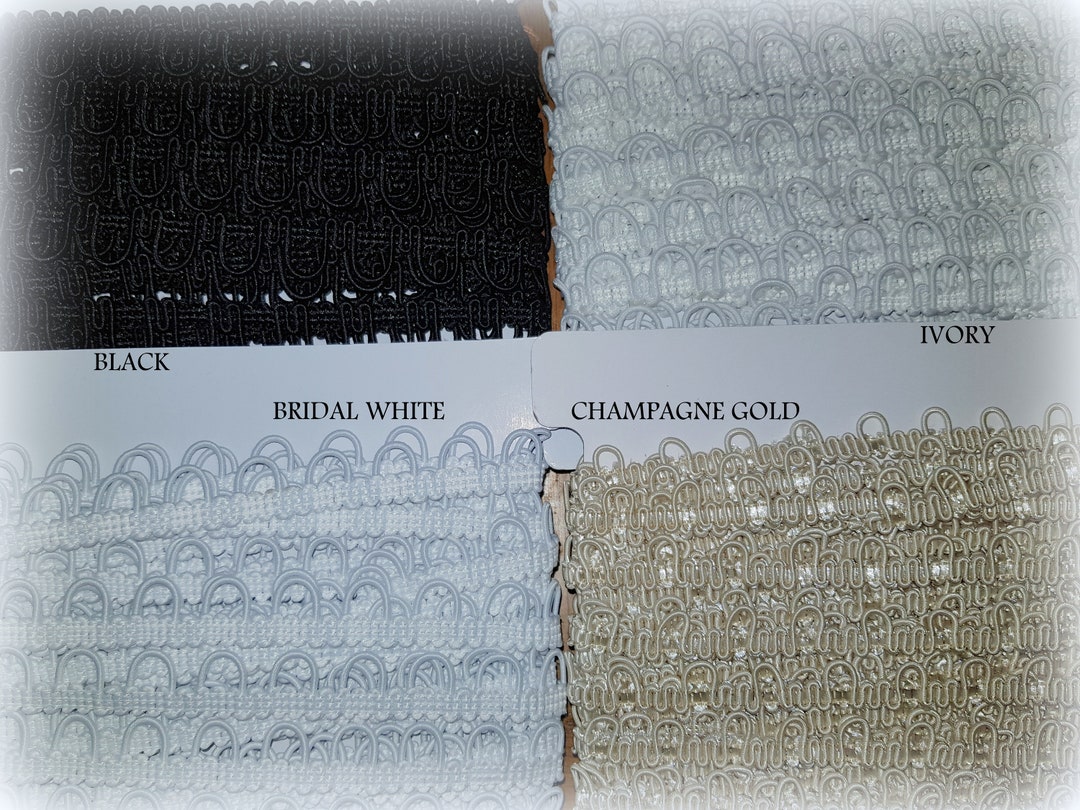 High Quality Elastic Loop Looping Bridal Corset Button Fastening Bridal ...
