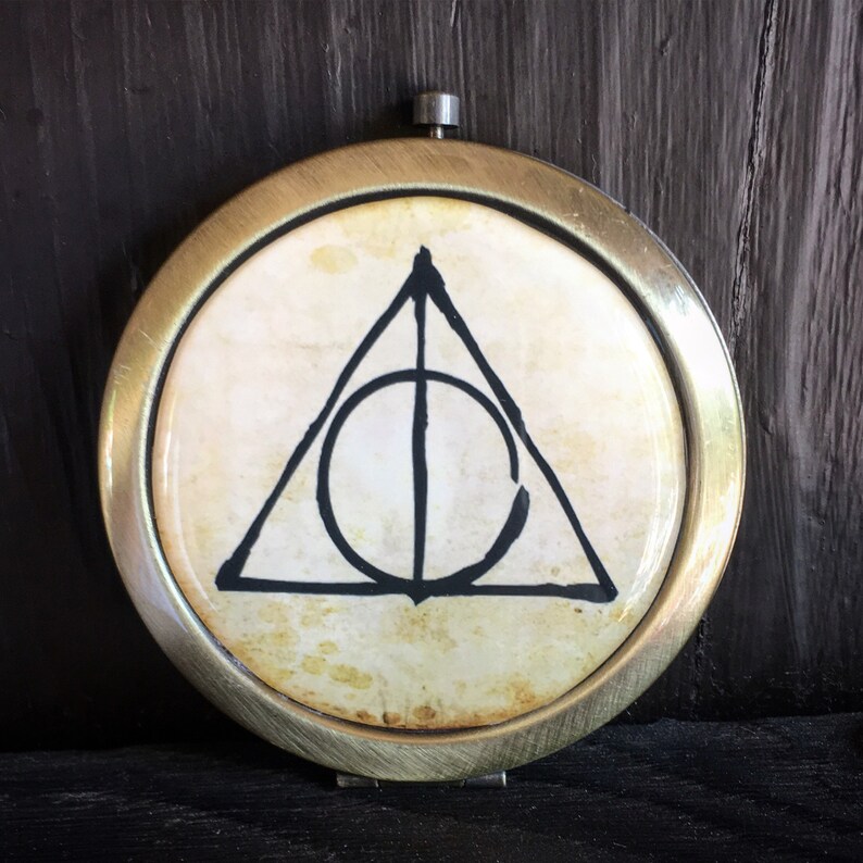 Wand Stone Cloak Compact Mirror - Etsy