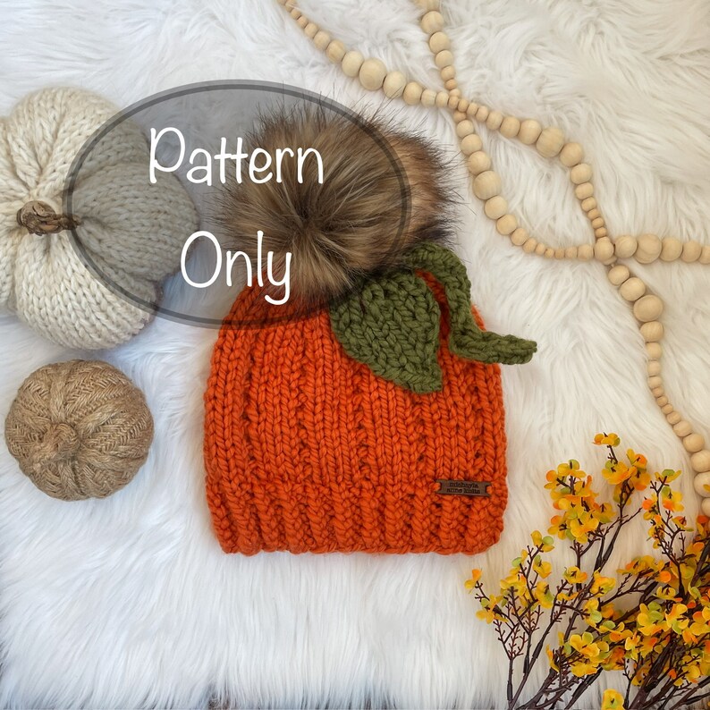 PATTERN Knitting Pattern for Gourd Head Hat Fall Hats - Etsy