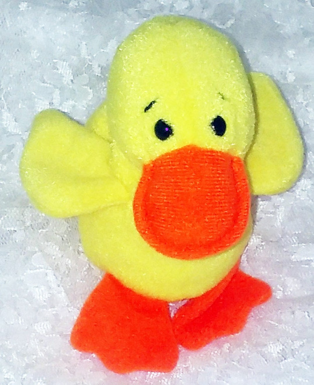 Vintage 1993 TY "quackers" Plush Beanie Duck 5 3/4" Tall - Etsy