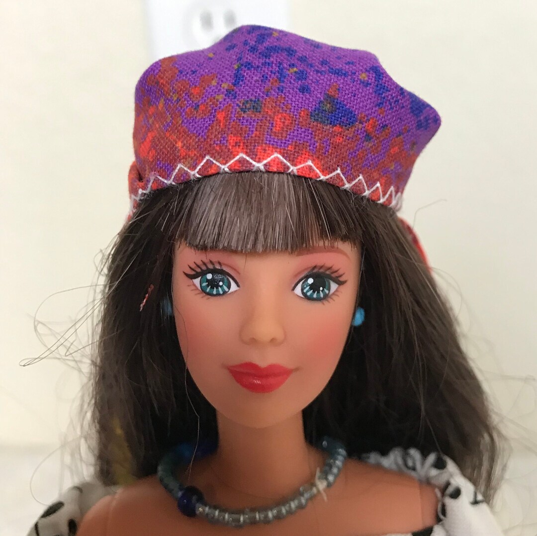 Mattel 1991 Barbie as Gypsy Jane Brown Hair Blue Eyes 1966 Twist N Turn ...