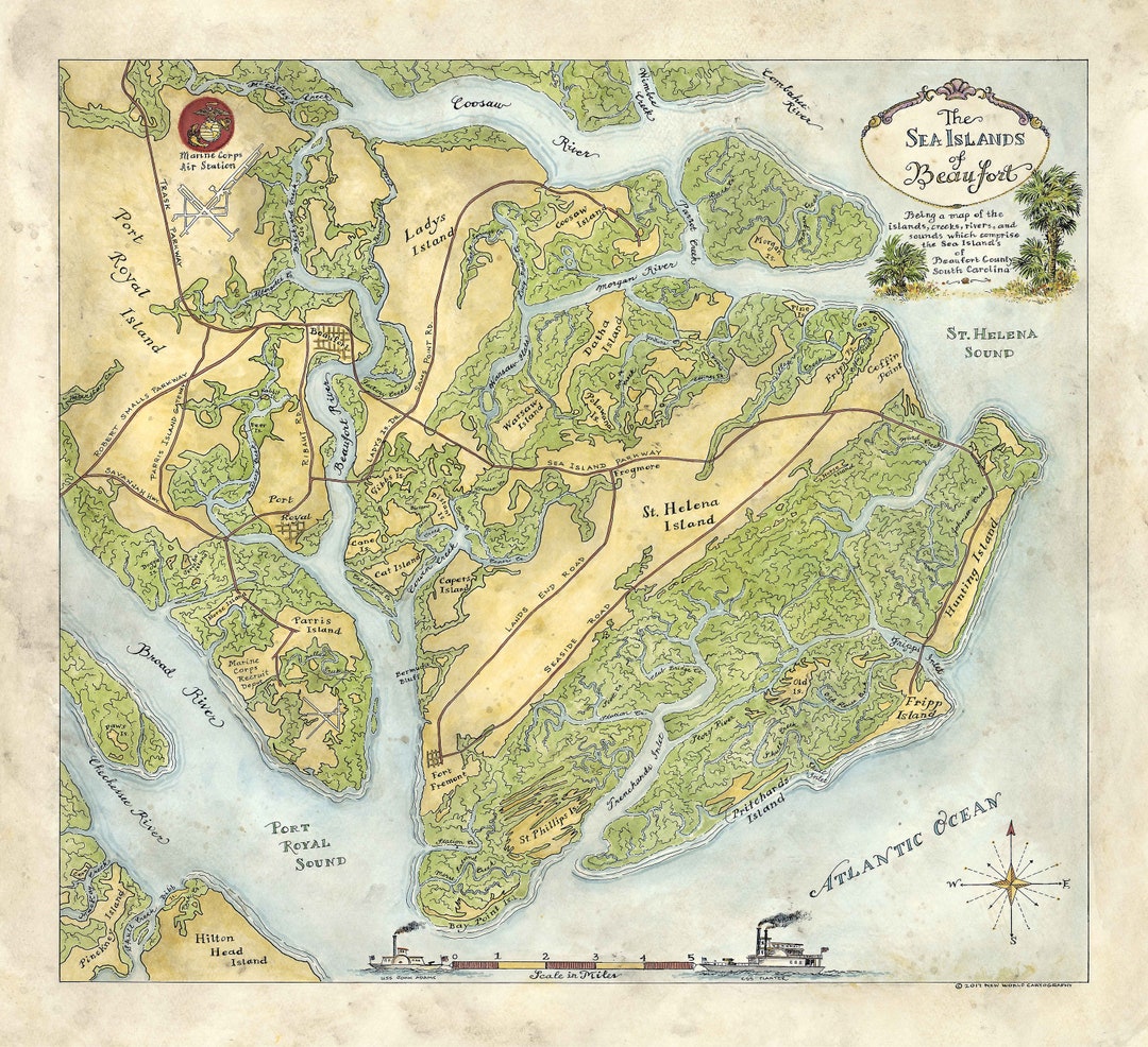 The Sea Islands of Beaufort, South Carolina - Etsy
