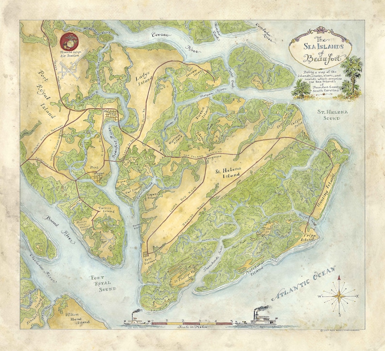 The Sea Islands of Beaufort, South Carolina - Etsy