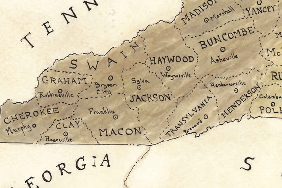 Map Of Hayesville North Carolina Cities