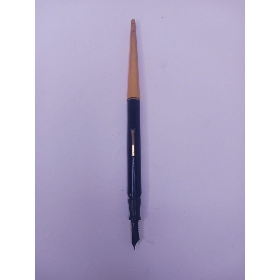 Epenco New York Vintage Bakelite Black Fountain Pen Art Deco - Etsy