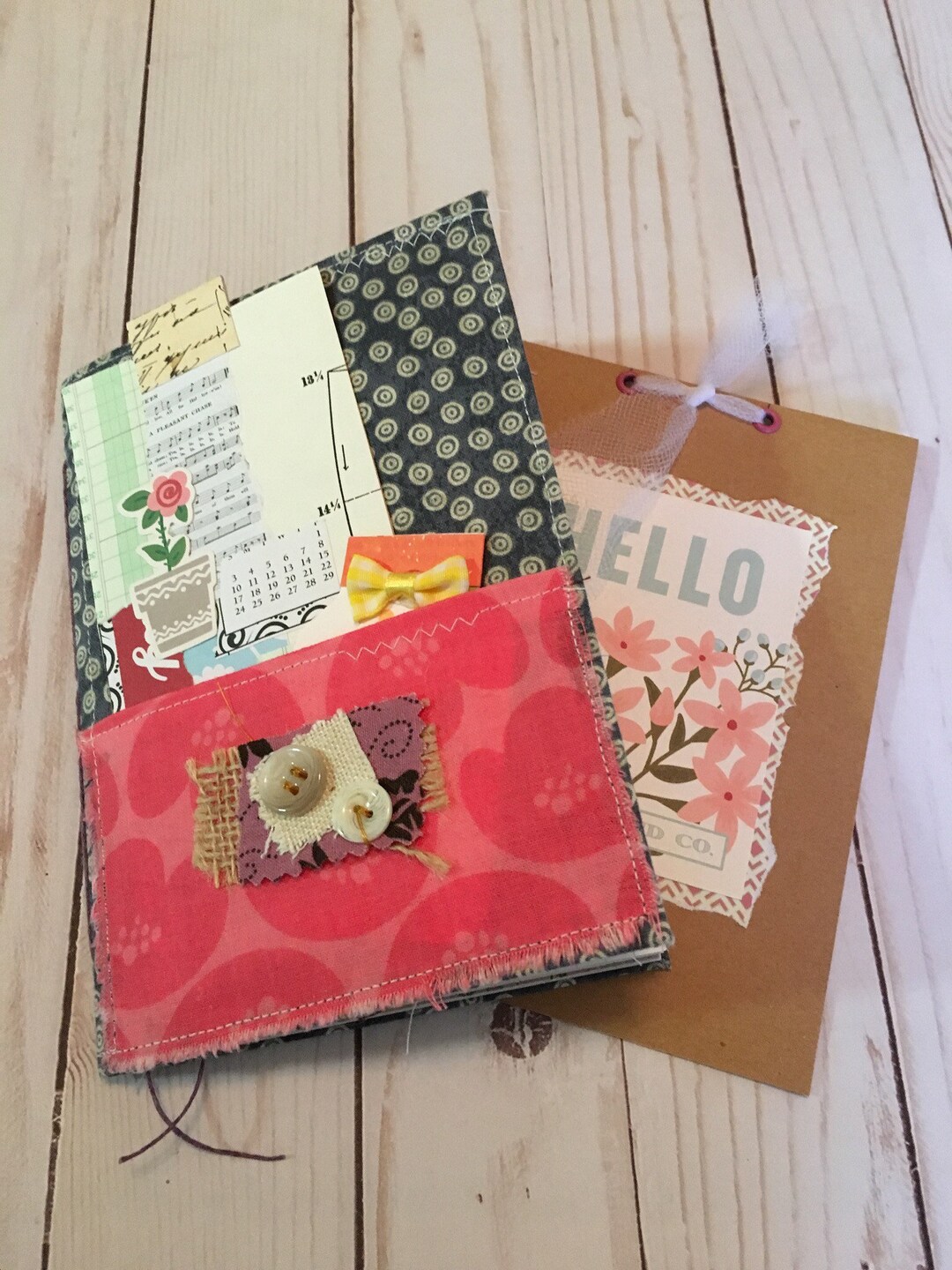 Pink Pocket Journal - Etsy