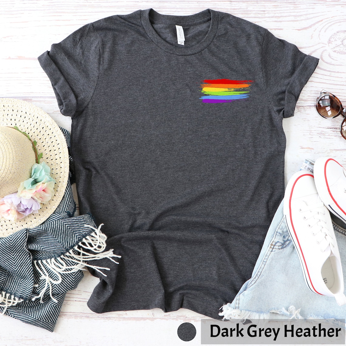 LGBT Shirt Pride Flag Shirt LGBT Flag Shirt Bisexual Shirt | Etsy