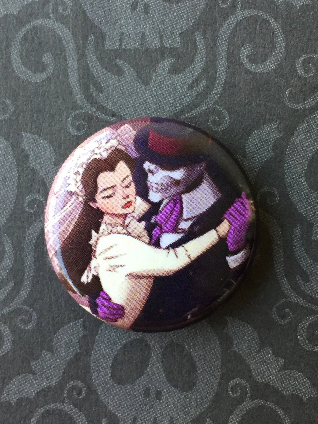 Nuptial Doom Button - Etsy