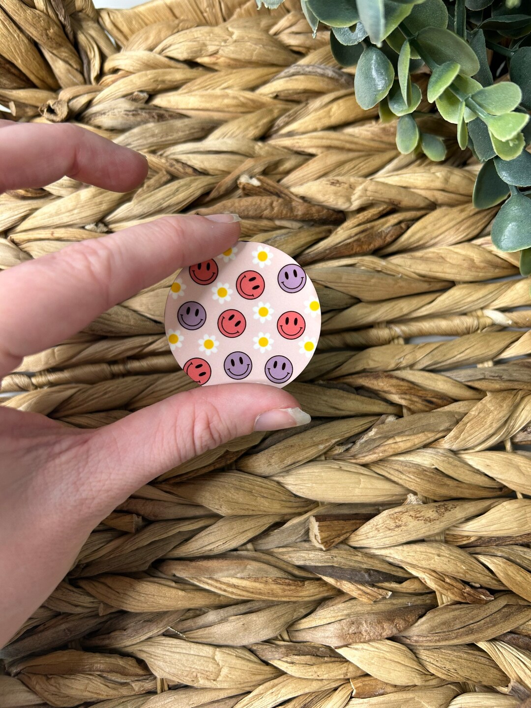 Spring Smile Badge Reel Topper, Hard Board Badge Reel Topper ...