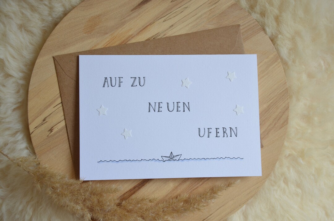 Folding Farewell Card - Etsy