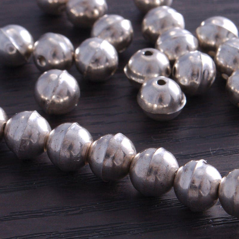 Benchmade Silver Beads - Etsy
