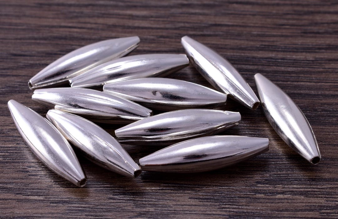 Sterling Silver Melon Bead 6.5mm X 25mm (sold Individually) - DB5E - Etsy