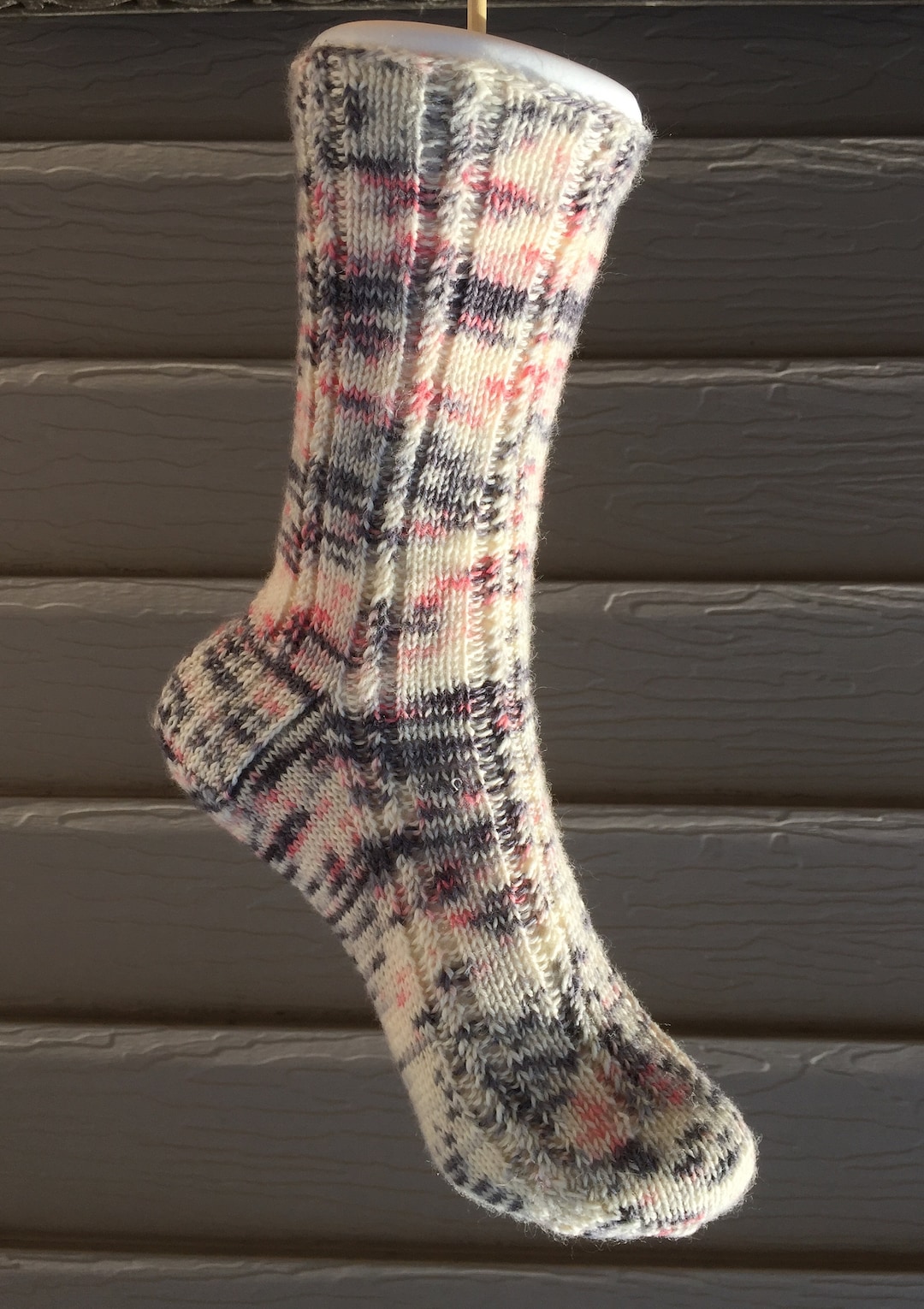 Colonial Rib Socks Hand Knit Women's Fits Most Sizes - Etsy