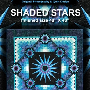Shaded Stars - Quilt Pattern Digital File Download - Etsy