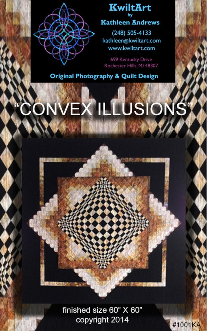 Convex Illusions Quilt Pattern Digital File Download - Etsy