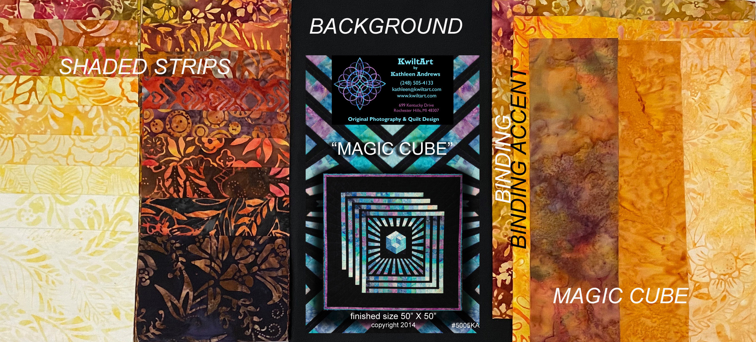 Magic Cube Quilt Kit - Brown Gold - Etsy