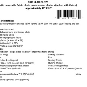 Circular Glow Quilt Pattern Digital File Download - Etsy