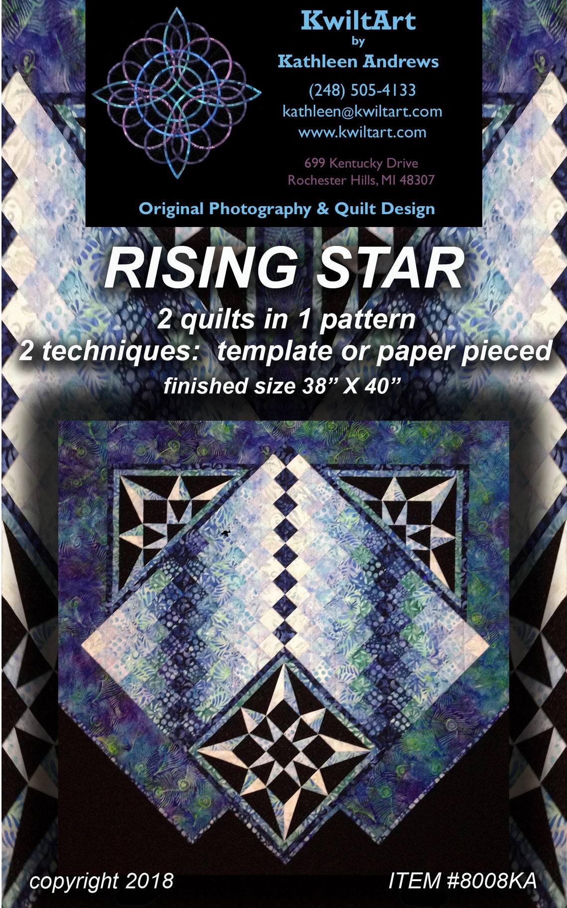 Rising Star 2 in 1 Quilt Pattern - Etsy