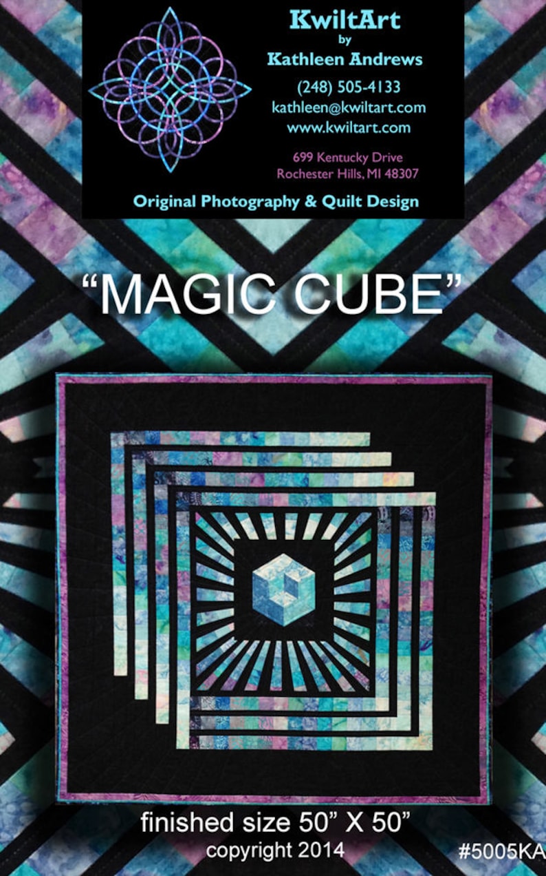 Magic Cube Quilt Pattern - Etsy