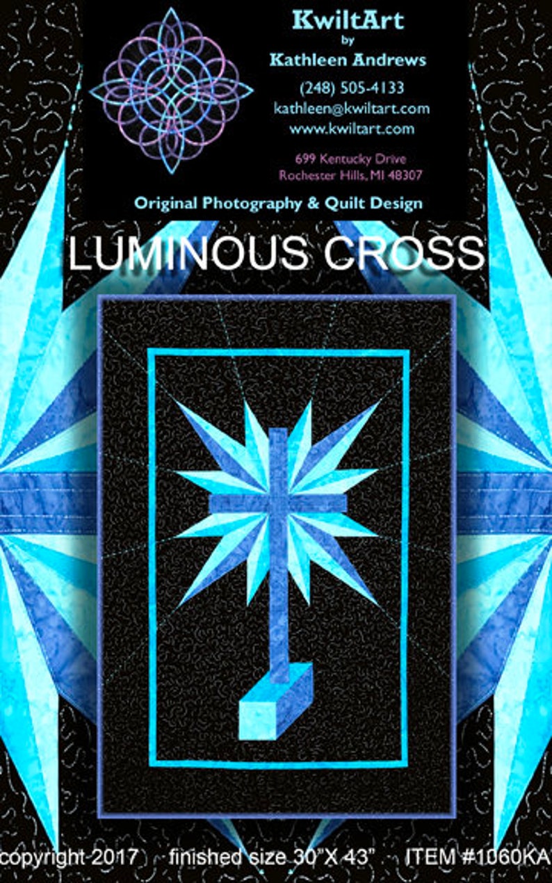 Luminous Cross Quilt Pattern Digital File Download - Etsy