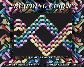 Deep Dimension Cubes Quilt Pattern Digital File Download | Etsy