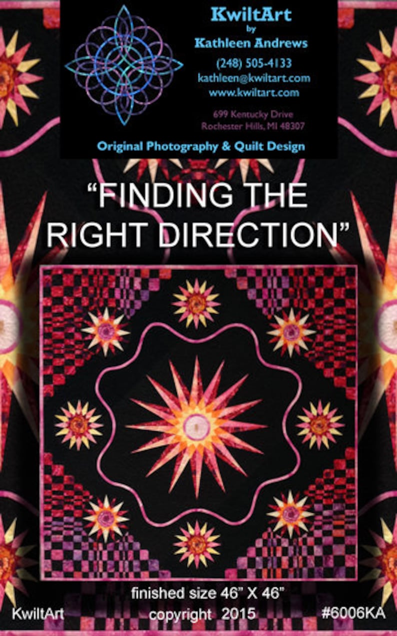 Finding the Right Direction Quilt Pattern - Etsy