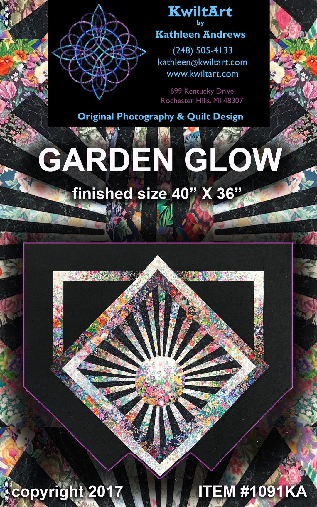 Garden Glow Quilt Pattern Digital File Download - Etsy