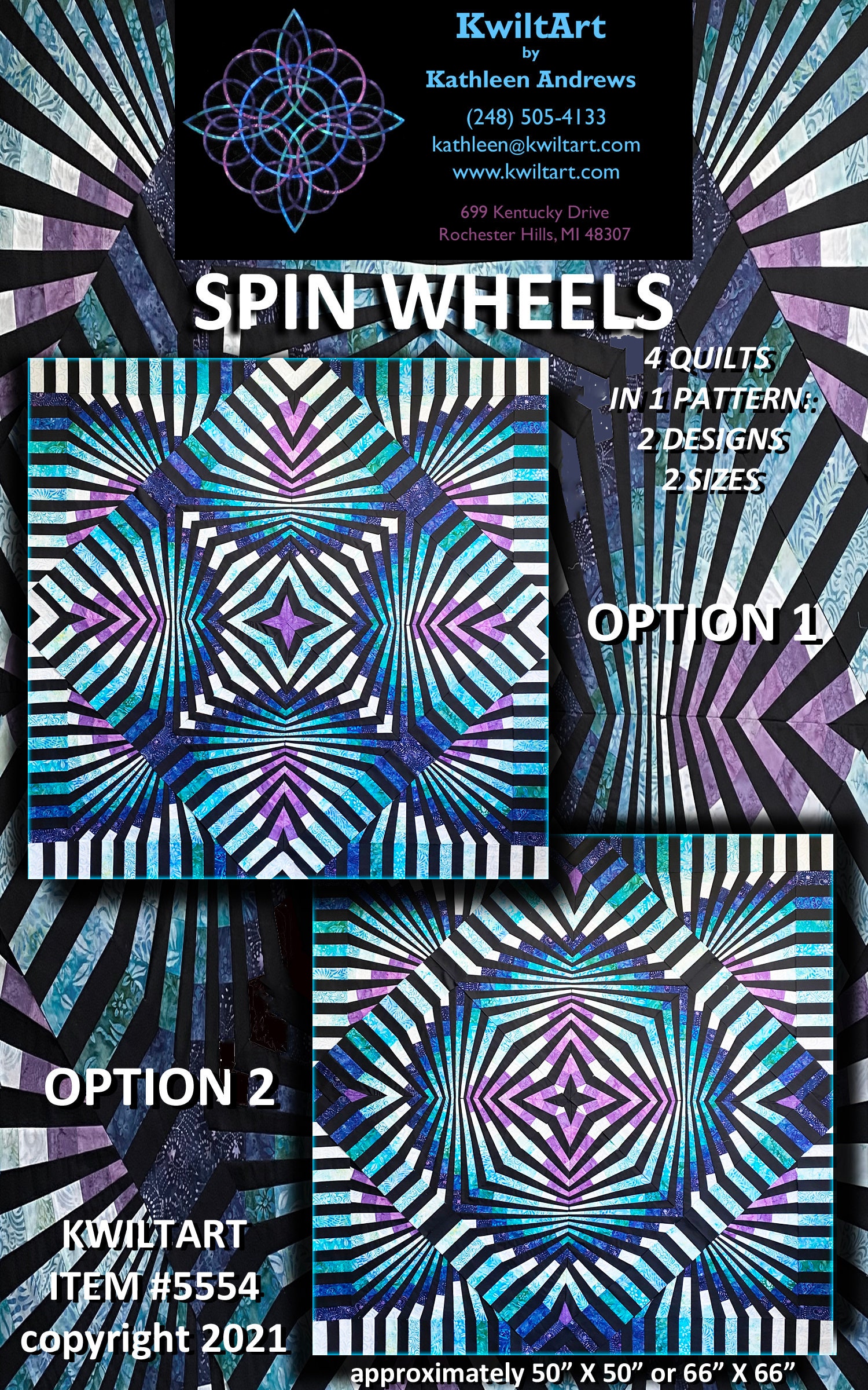 Spin Wheels Freezer Paper Template Package for 50 Inch Quilt Top - Etsy