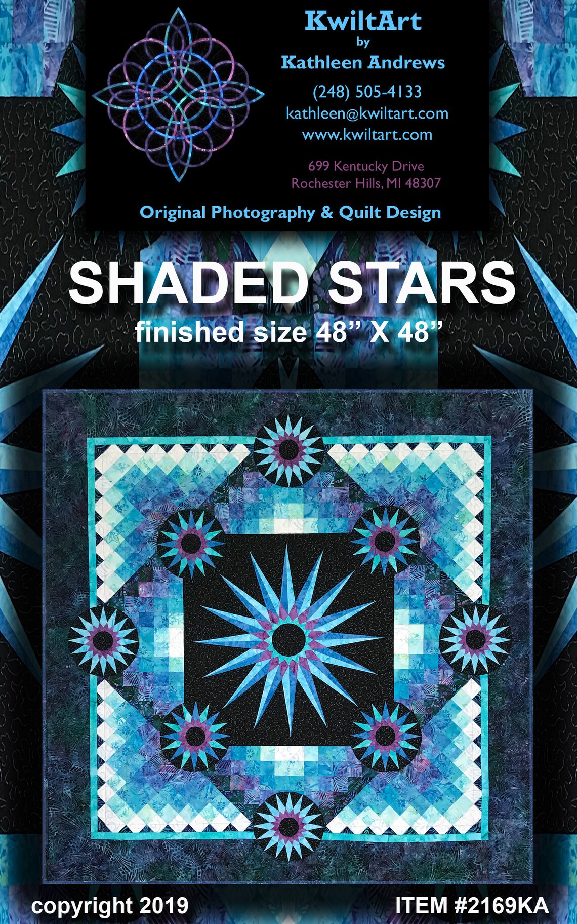 Shaded Stars Quilt Pattern Digital File Download | Etsy