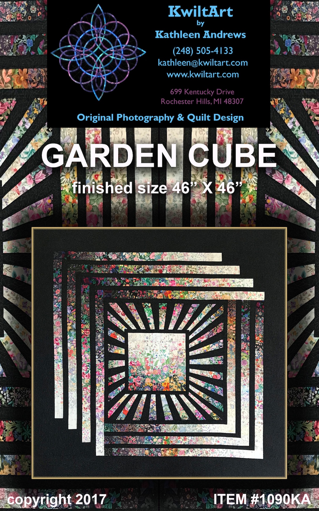 Garden Cube Quilt Pattern Digital File Download - Etsy