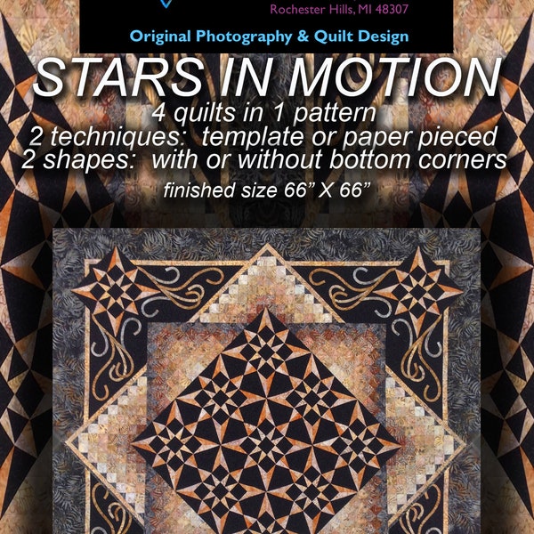 Moon and Stars Quilt Pattern - Etsy