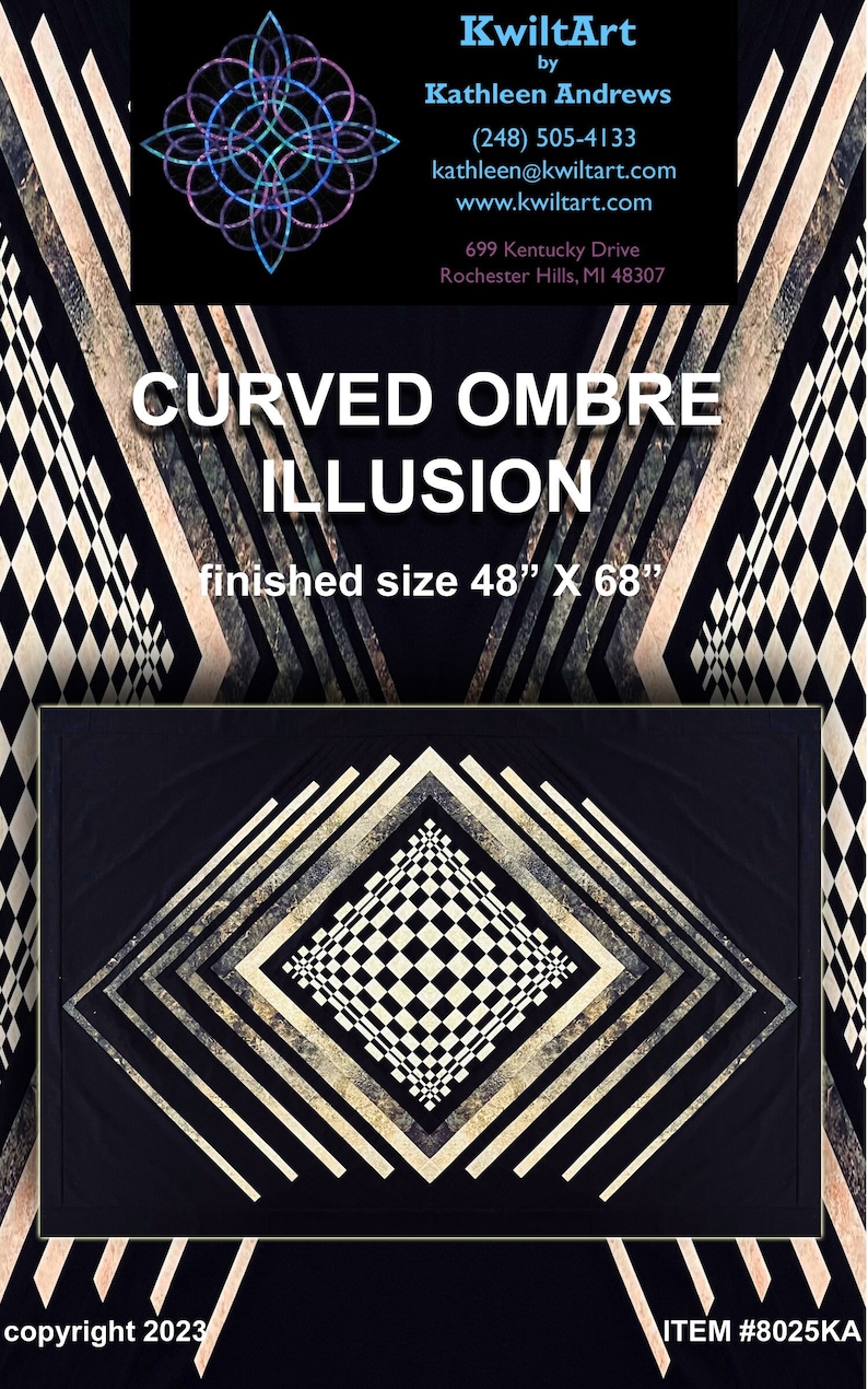 Curved Ombre Illusion - Etsy