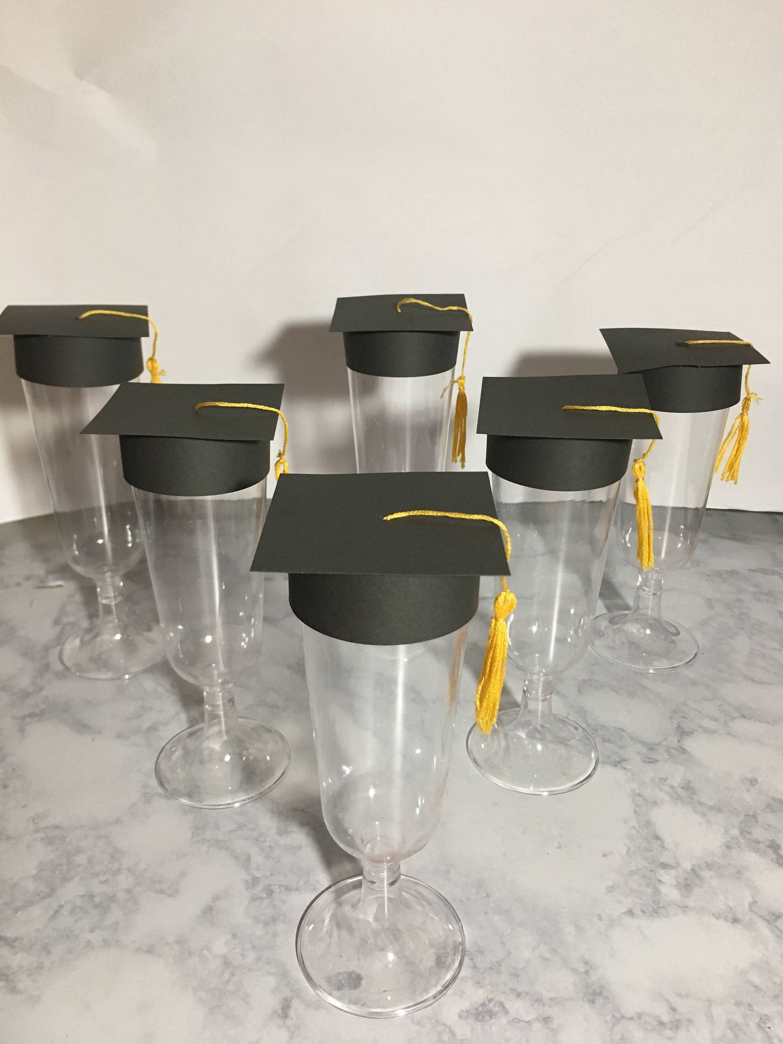 Graduation Party Decoration -champagne Toppers 12 Ct - Etsy
