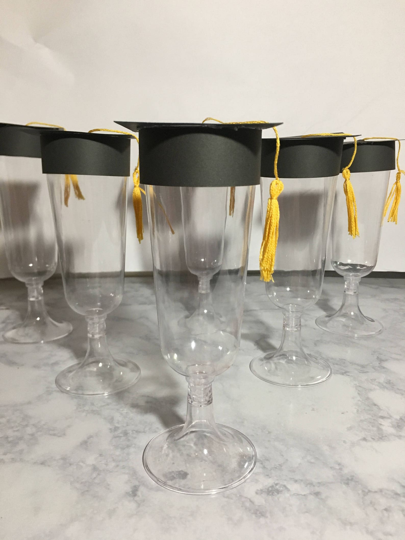 Graduation Party Decoration -champagne Toppers 12 Ct - Etsy
