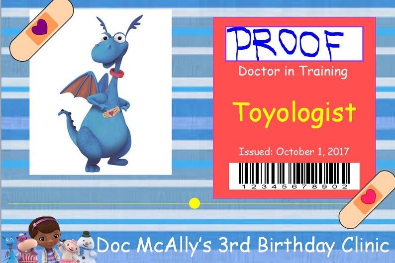 Doc ID Badge - 12 Ct. - Etsy
