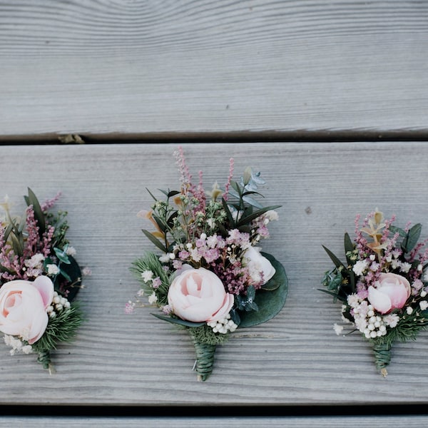 Groomsmen Buttonhole - Etsy