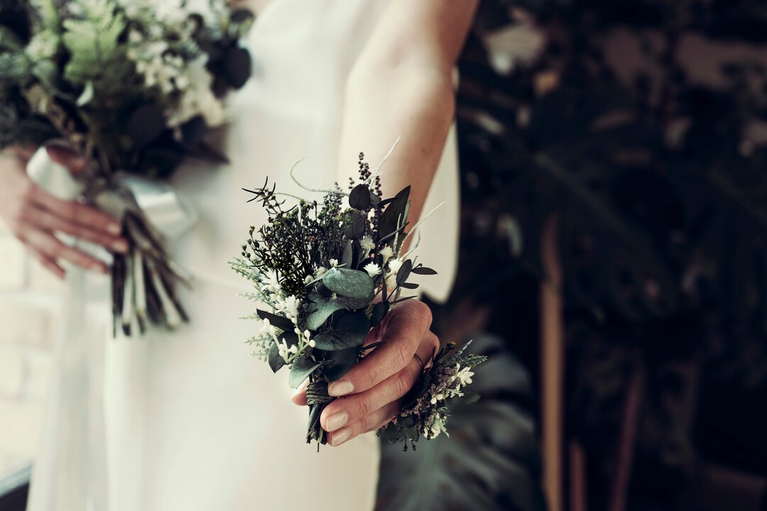 GREENERY | Groomsmen Buttonhole Boutonniere With Preserved Eucalyptus ...